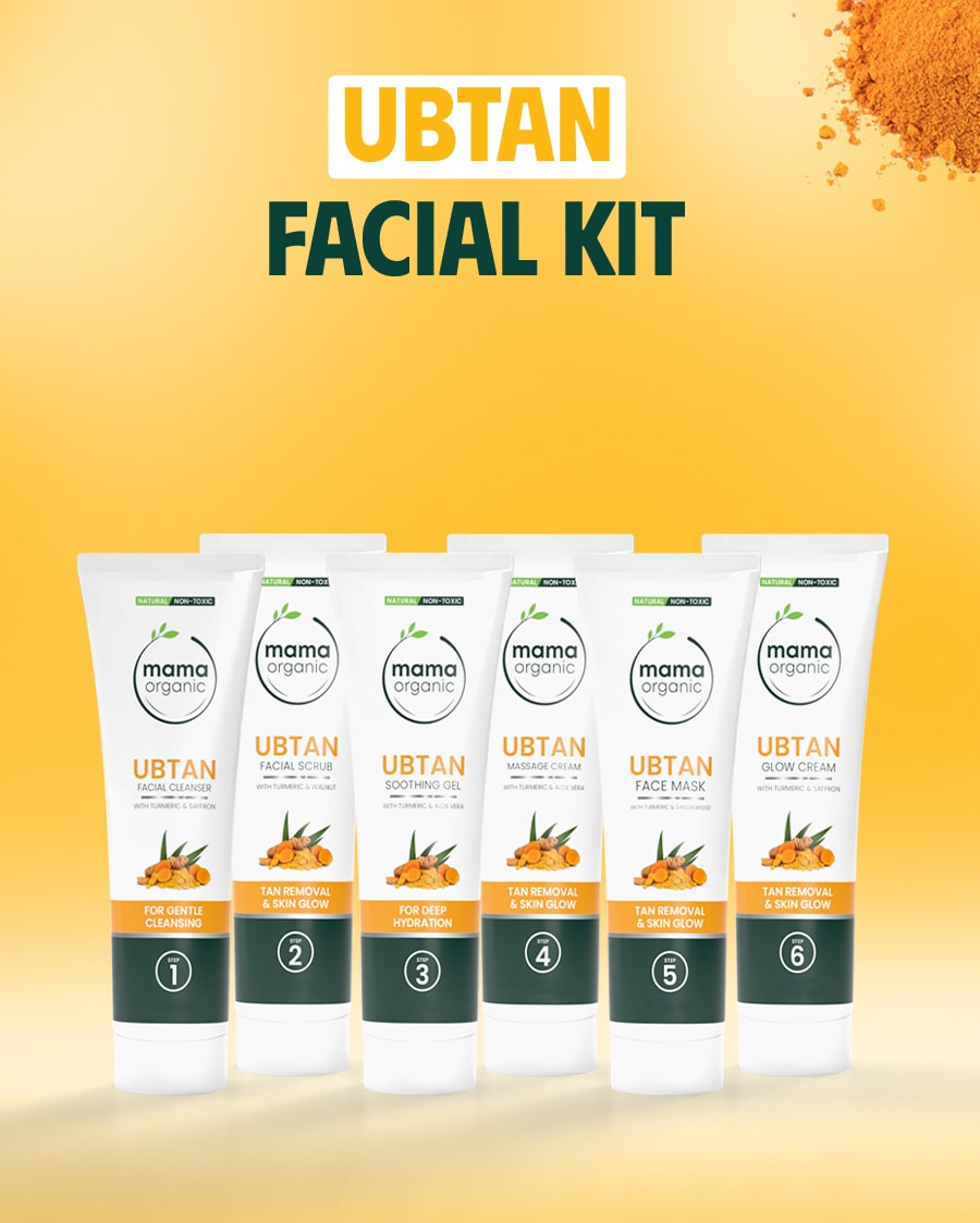 Ubtan Facial Kit for Skin Glow (40ml) – Mama Organic